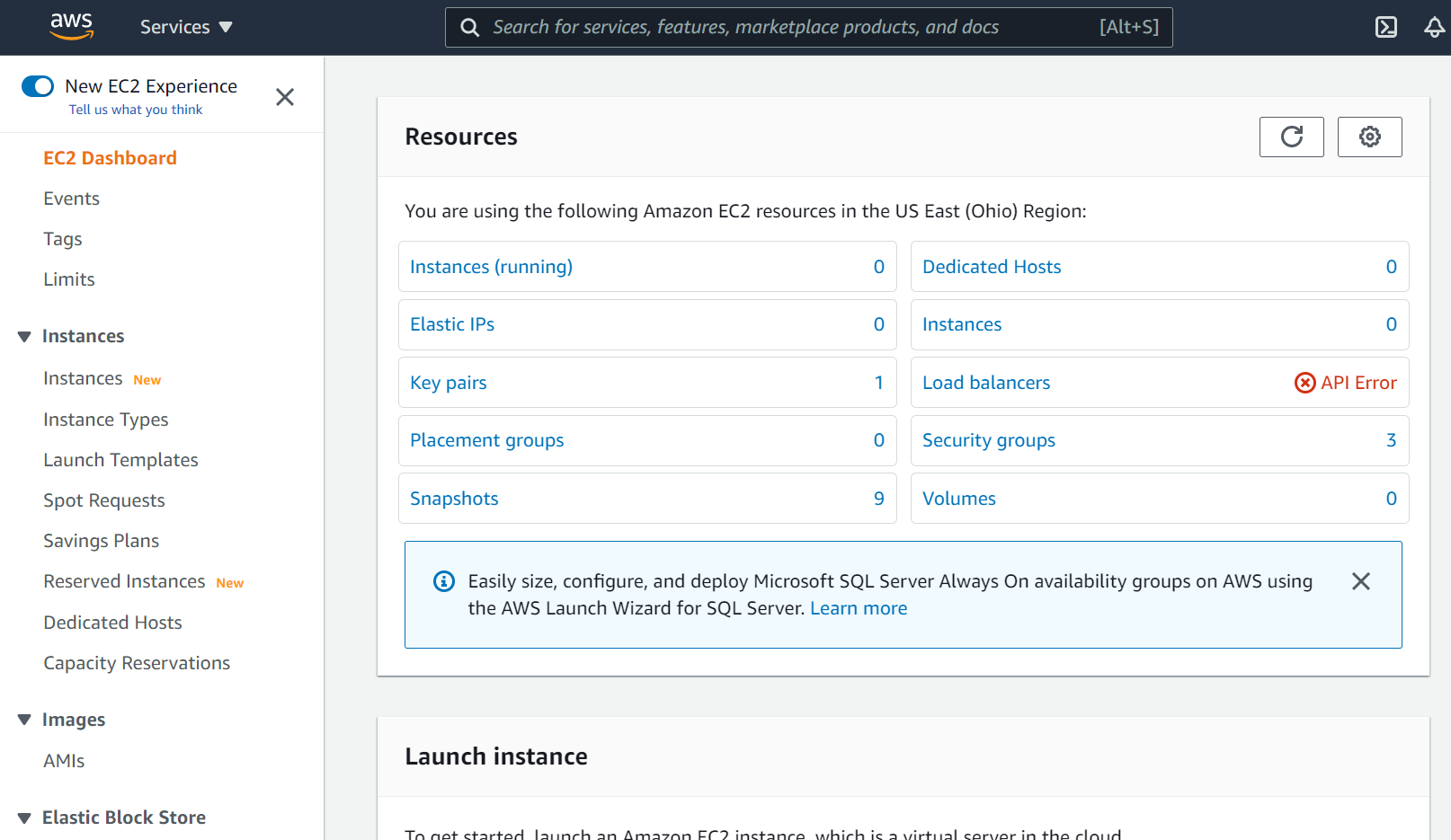 Installing a Modular Sensor in AWS