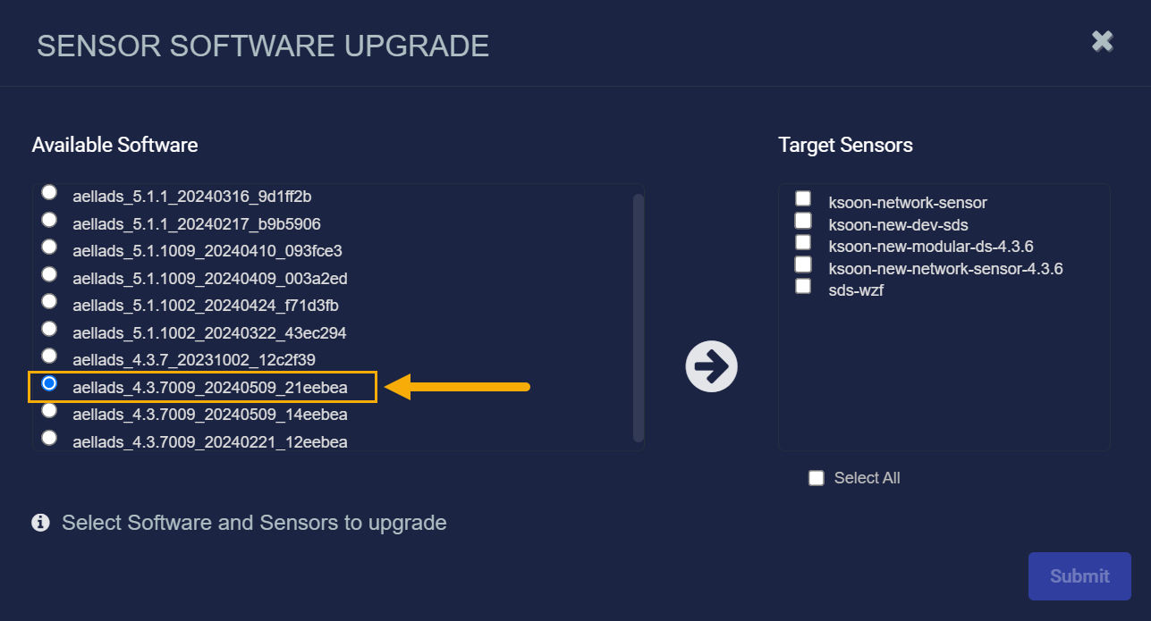 Upgrading Device Sensors to Stellar Cyber 4.3.7009/Ubuntu 22.04