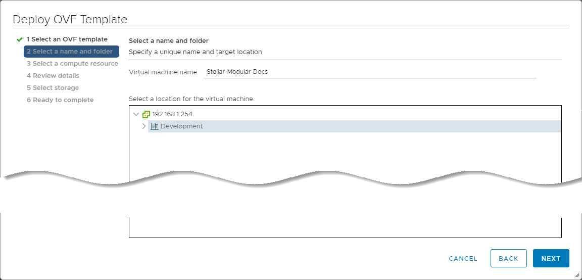 Installing A Modular Sensor In Vmware