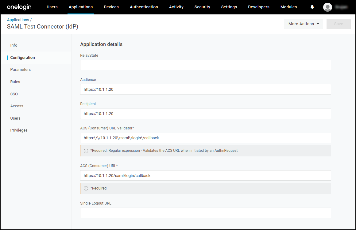 Configuring OneLogin SSO